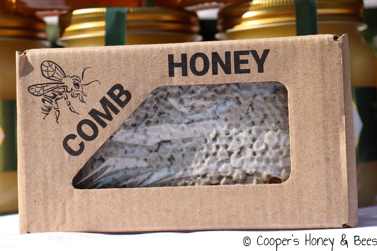 Comb Honey Section - minimum weight 180g – Cooper's Honey & Bees